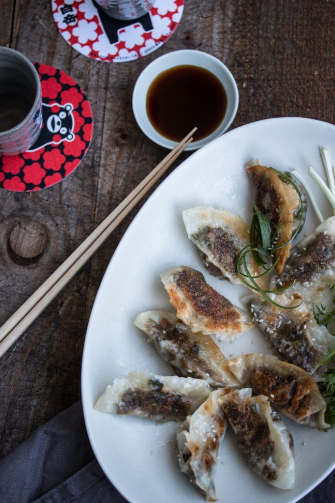 Gyoza mit Wirsing und Shiitake - Dinner um Acht